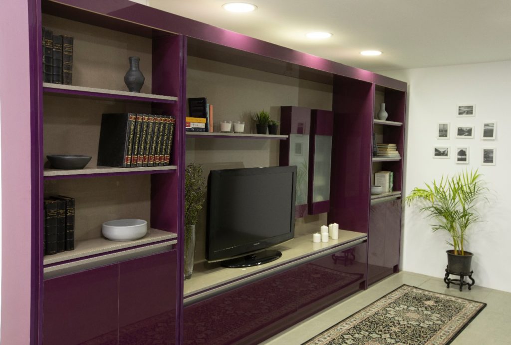Purple Bookcase – Shahedgroup